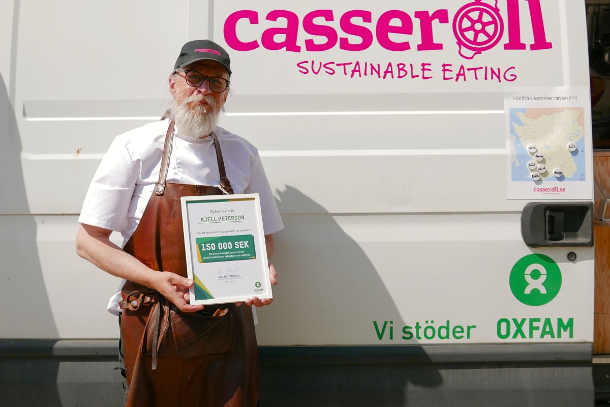 Vårt samarbete med Casseroll Food Truck - Oxfam Sverige